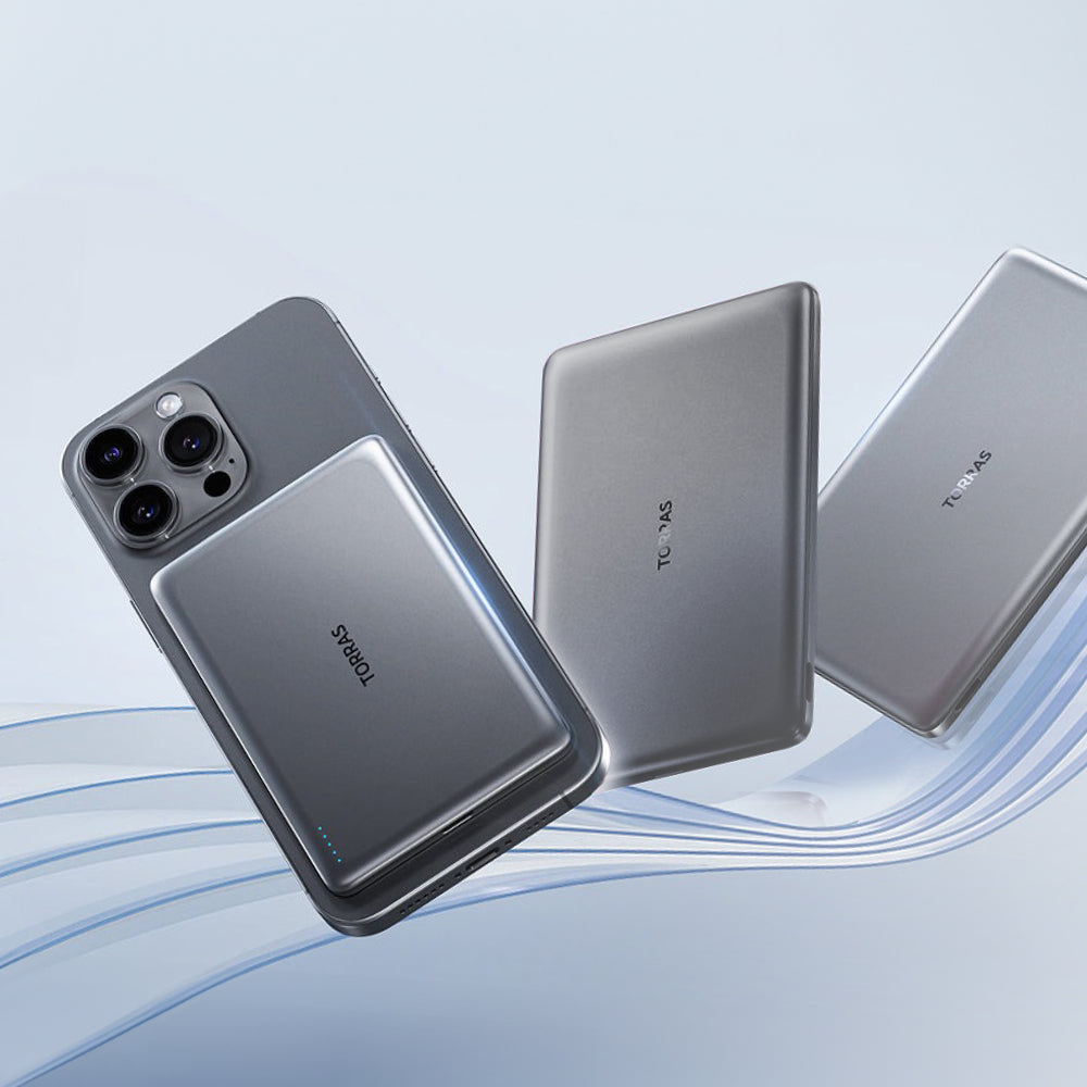 TORRAS MiniMag 5000mAh 超薄MagSafe磁吸行動電源｜TORRAS 圖拉斯台灣官方網站